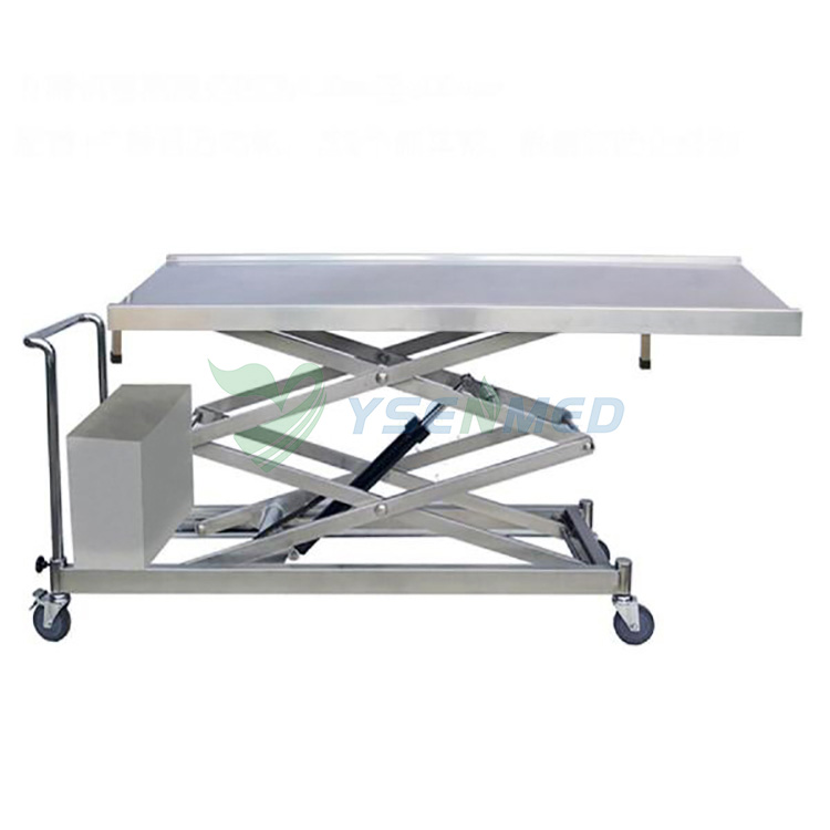 Stainless steel electro-hydraulic double lift trolley YSSJT-50B,Morgue ...